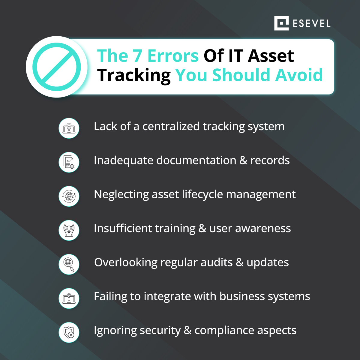 Top 7 IT Asset Tracking Errors Businesses Should Steer Clear Of - Esevel