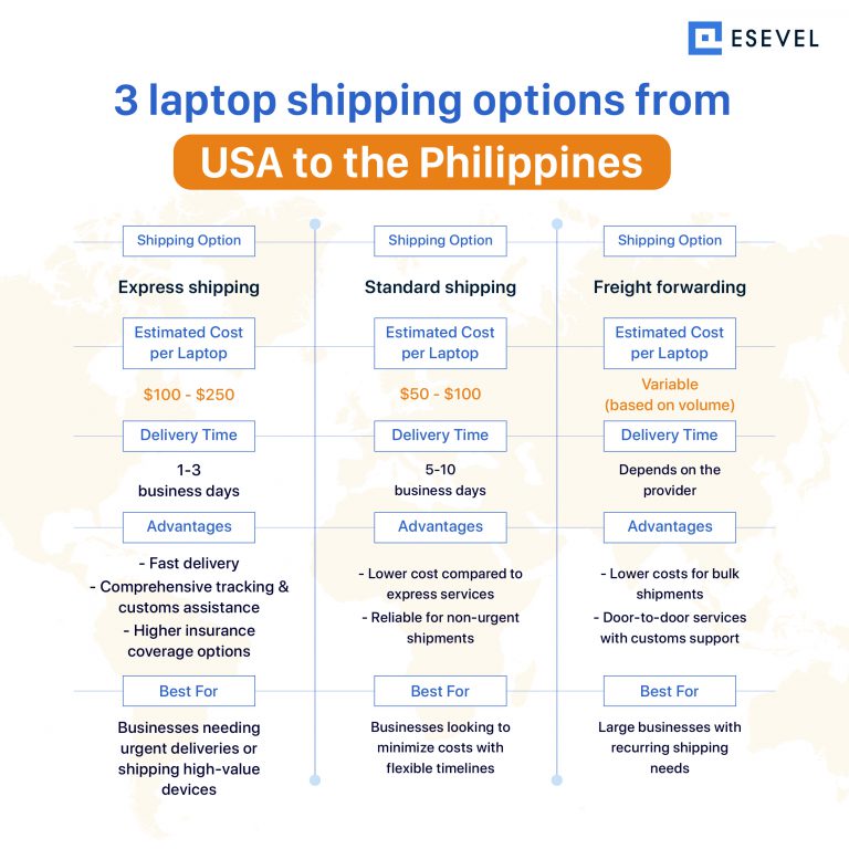 1. Express shipping (1-3 business days)
